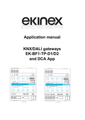 Gateway DALI KNX Gateway Ekinex
