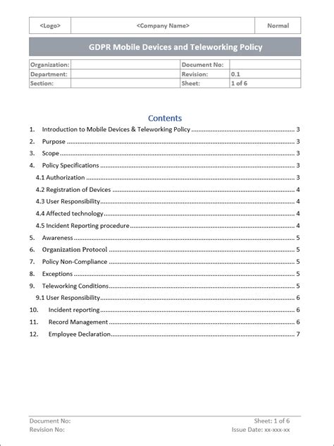 Gdpr Implementation Toolkit Itsm Docs Itsm Documents And Templates