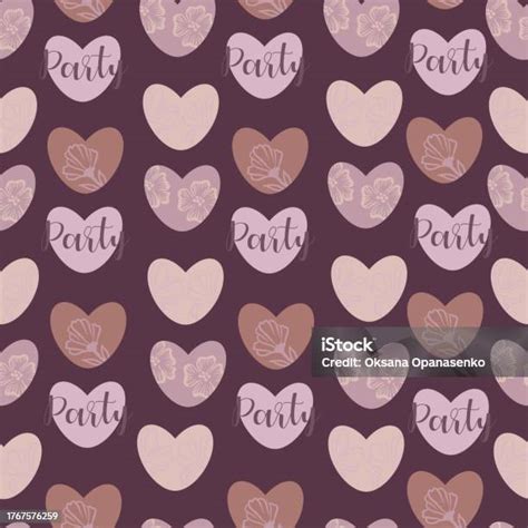 다양한 색상의 하트 패턴 벽지 선물 종이 심플한 무늬 문구류 벡터 그림입니다 귀여운에 대한 스톡 벡터 아트 및 기타 이미지