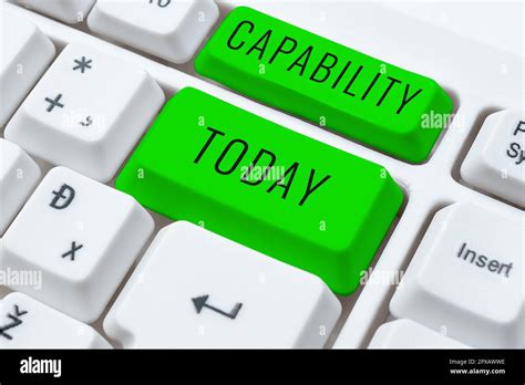 Conceptual Caption Capability Concept Meaning The Facility Or Potential For An Indicated Use Or