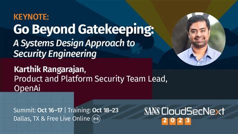 Sans Institute On Linkedin Cloudsecnextsummit Cloudsecurity Cloud Securityengineering…
