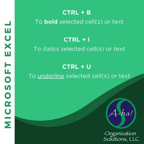 Excel Bold Italic Underline A Better Way To