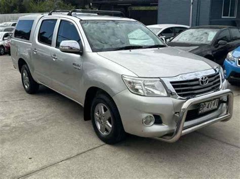 2012 Toyota Hilux Ggn15r My12 Sr5 Double Cab 4x2 Silver 5 Speed