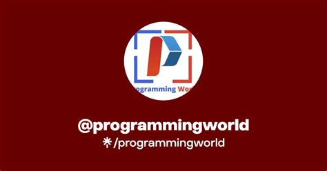 programmingworld linktree