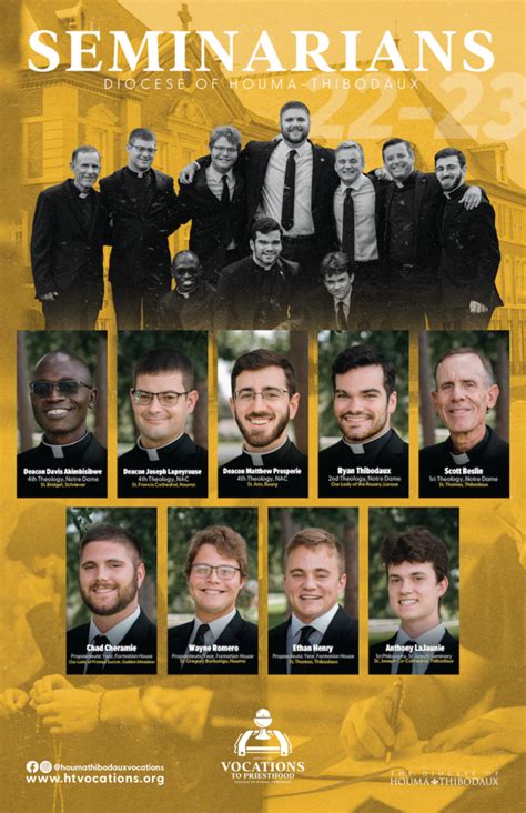 Seminarian Posters Office Of Vocations To Priesthood Schriever La