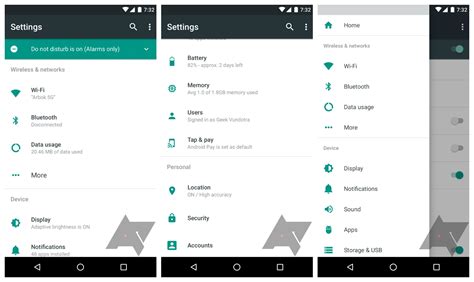 Android Ns New Settings Ui Leaked Again