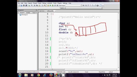 C Programming Basic Bangla Tutorial 4input From The Keyboard Youtube