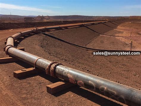 Ceramic Sleeve Lined Pipes Applied In Mine Slurry Conveying System
