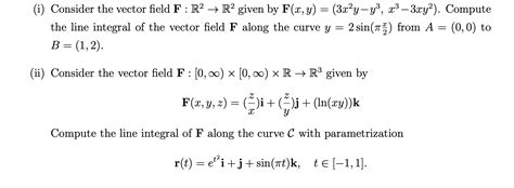 solved i consider the vector field f r2 r2 given by