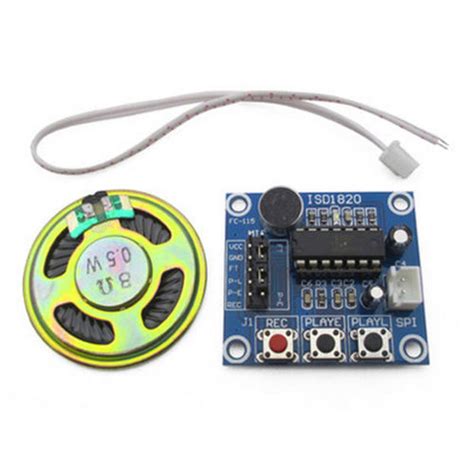 Modulo Grabador De Voz Con Parlante Isd1820 Sai Sac Mecatronica