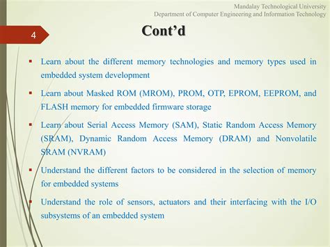 Introduction To Embedded System Chapter 2 4th Portion Pptx