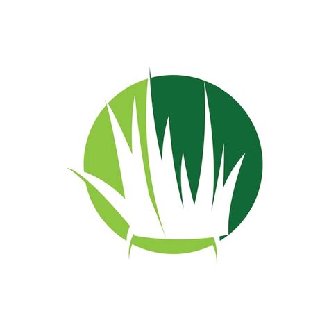 Premium Vector Grass Logo Vector Template