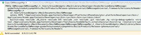 Ios Xcode Add Copy Files Build Phase Fails To Copy Header Files