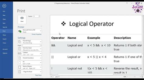 Hsc Ict Chapter 5 C Programming Operator Class 4 Ict Hsc Cprogramming Operator Youtube