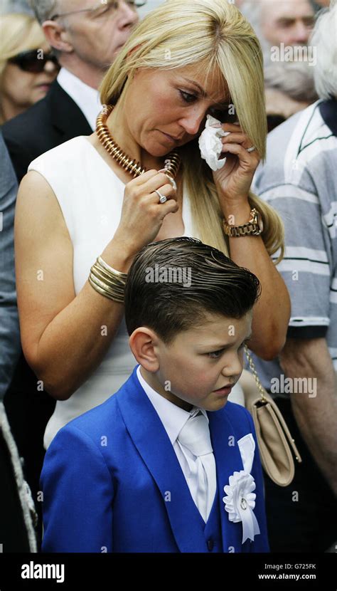 Wendy Doherty And Her Son Tyler Eight From Lucan Attend A Wreath