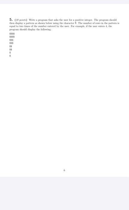 solved 5 20 points write a program that asks them for a