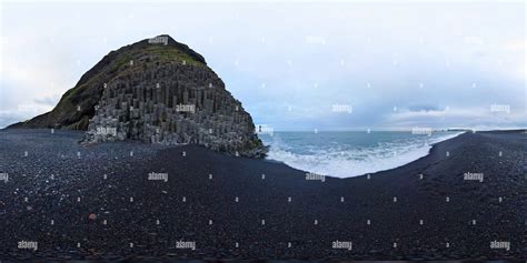 360° View Of Reynisfjara Basalt Columns Alamy