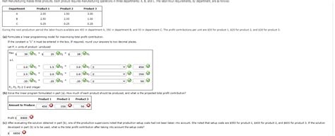 Solved A Formulate A Linear Programming Model For Solved A Formulate A Linear Programming Model For