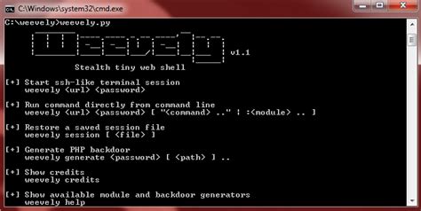 How To Install Weevely Web Backdoor Tool On Windows