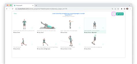 Edit Exercise Programmes Templates Physitrack Support