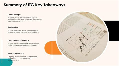 Summary Of Itg Key Takeaways Inversion Transduction Grammar Ppt