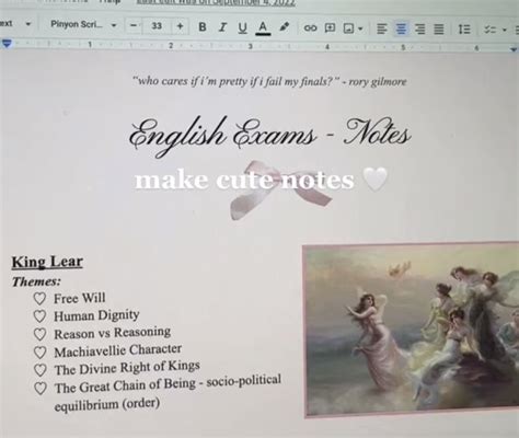 How To Make Aesthetic Notes On Google Docs I Digital Notetaking Using Google Docs Free Template