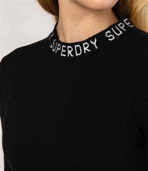 Dress Bodycon Superdry Color Black Gomez Pl En