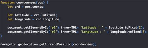 L interface et l objet Navigator et la géolocalisation en JavaScript