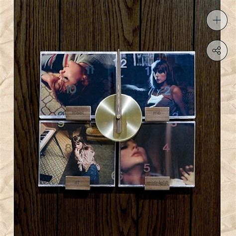Taylor Swift Midnights Cd Clock Hobbies And Toys Music And Media Cds And Dvds On Carousell