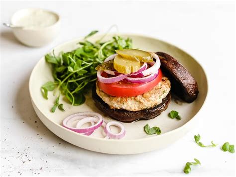 Keto Chicken Portobello Burgers Ketodiet Blog