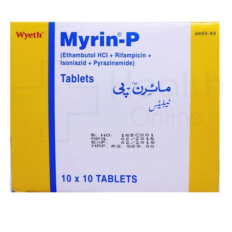 Myrin P Tab 1s Price In Pakistan