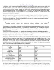 Understanding K And R Reproductive Strategies How Organisms Course Hero