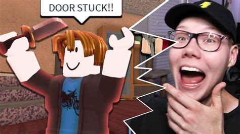 Reacting To Roblox Murder Mystery 2 Funny Moments Hacker 2 Youtube