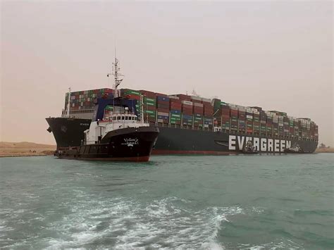 Massive Container Ship Runs Aground In Suez Canal Halting Traffic Ktep