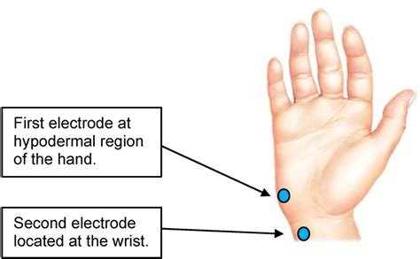 Sample Location Of Electrodes To Detect Electrodermal Activity