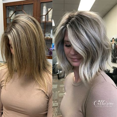 Prepare To See The Layered Lob Cut Everywhere This Year