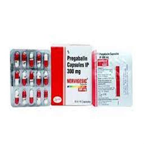 Nervigesic Pregabalin 300mg Signature 1x15 At Rs 99 Stripe Pregabalin Capsules In Nagpur