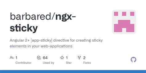 Github Barbaredngx Sticky Angular 2 App Sticky Directive For