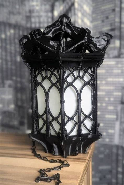 Gothic Lantern Lamp Led Elegant Mystical Style Etsy
