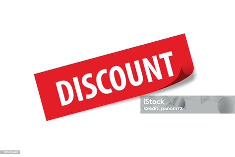 그래픽 디자인 로고 웹 사이트 소셜 미디어 모바일 앱 Ui 일러스트레이션 할인 직사각형 스티커 벡터 할인 배너 종이에 대한 스톡 벡터 아트 및 기타 이미지 Istock