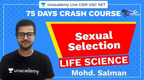 75 Days Csir Ugc Net Crash Course Sexual Selection Unacademy Live