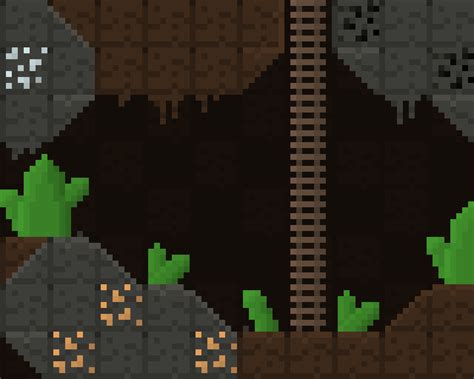 Mine Pico Platformer Tileset By AnalogStudios
