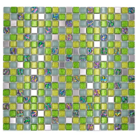 Barwölf Green Mix Mosaic Tiles Luxury Tiles Uk