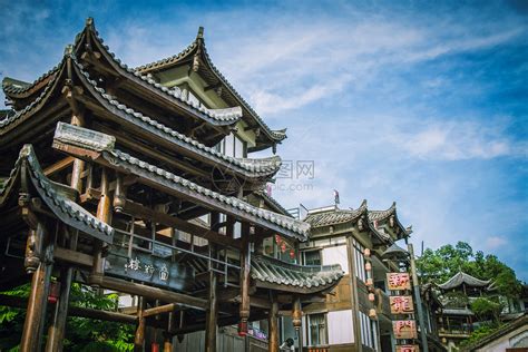 甘坑客家小镇高清图片下载 正版图片500747980 摄图网
