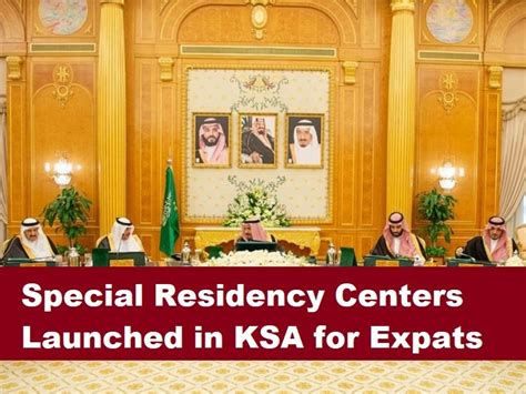Sa Special Residency Centers Launched In Ksa For