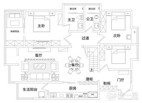 中西合璧混搭新个性 混搭风四居室装修高贵奢华 最新图文 装一网