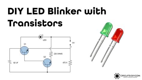 Flashing Led Circuit Using Transistor At William Mata Blog