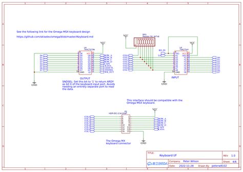 Z80 Pio Keyboard Sound Oshwlab