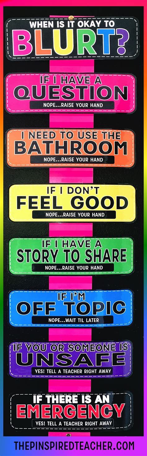 9 Guaranteed Ways To Stop Students From Blurting Out The Pinspired