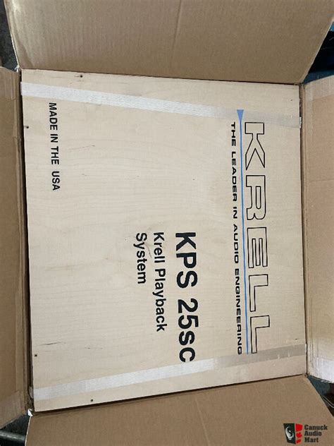 Krell Kps 25sc Retail Over 34000 Cad Photo 5946844 Canuck Audio